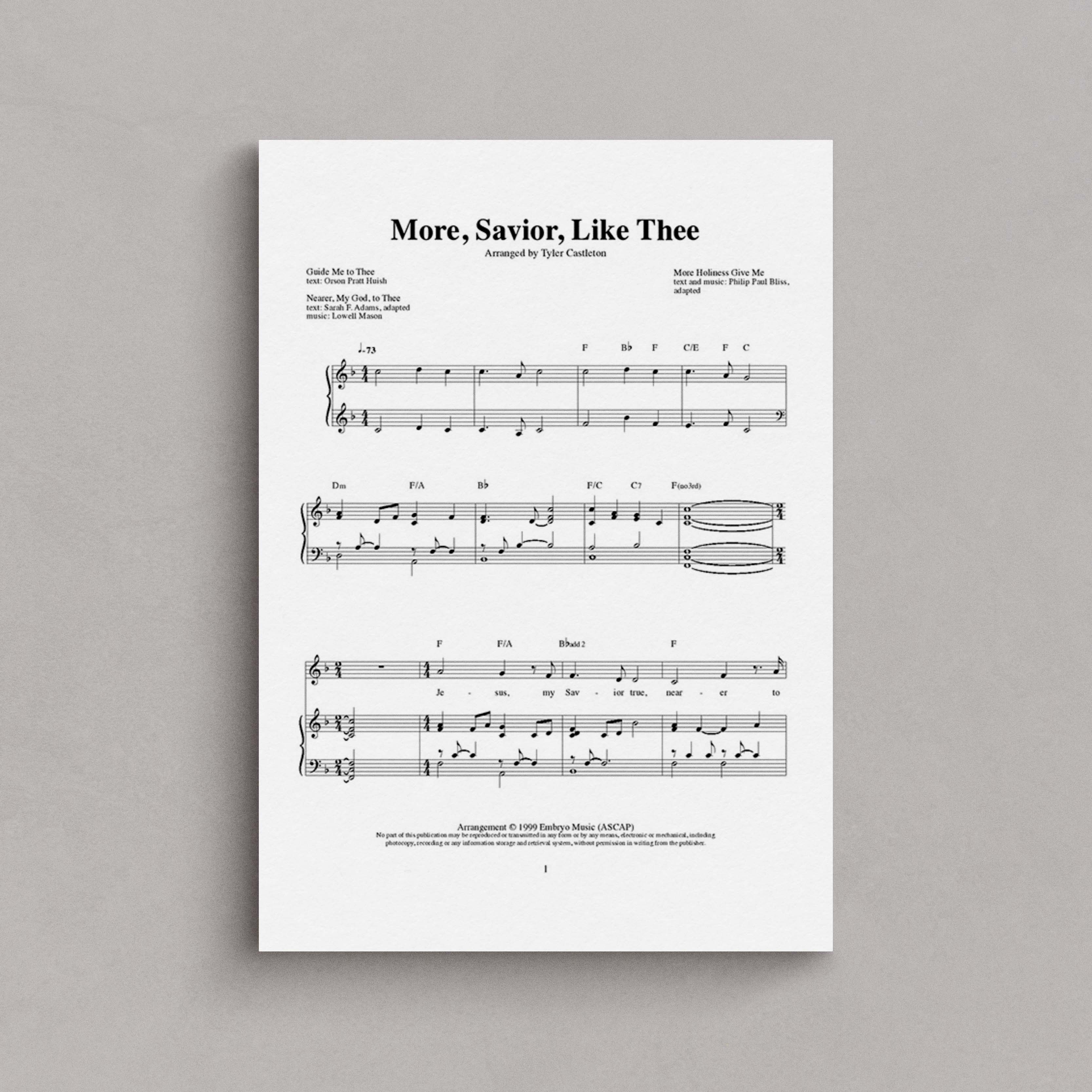 More, Savior, Like Thee – Tyler Castleton
